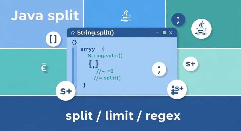 Javaのsplitメソッド完全ガイド｜基本構文からlimit引数・正規表現活用まで徹底解説 | 株式会社ドライブライン